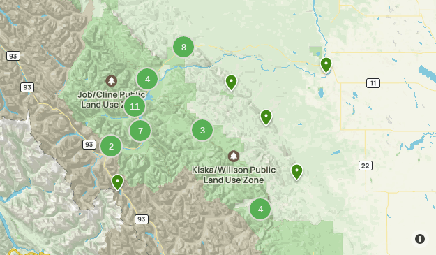 David Thompson & Nordegg areas | List | AllTrails