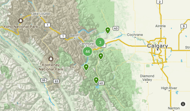 Canmore & Spray Lakes area | List | AllTrails