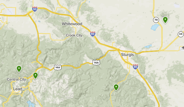 Sturgis area | List | AllTrails