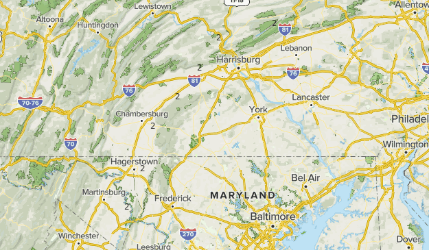 AT NOBO - Harpers Ferry to PA-183 | List | AllTrails