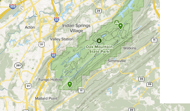 Oak Mountain State Park Trails | List | AllTrails