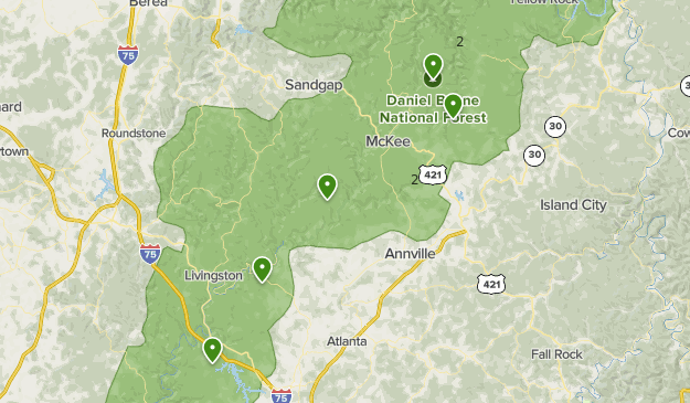 Daniel Boone NF (Central) | List | AllTrails
