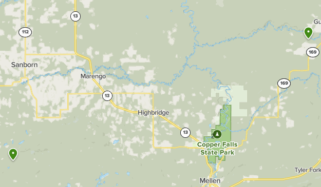 Copper Falls State Park Area | List | AllTrails
