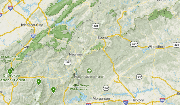 NC (nw - cherokee) | List | AllTrails