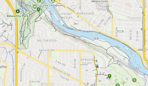 Bow River Pathways | List | AllTrails