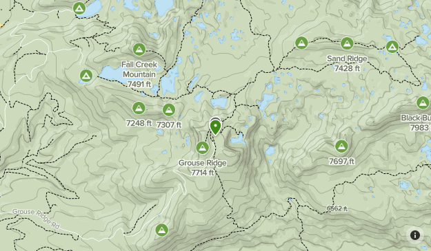 Trails up around Grouse Ridge area | List | AllTrails