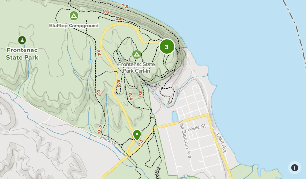 Frontenac State Park Maps | List | AllTrails