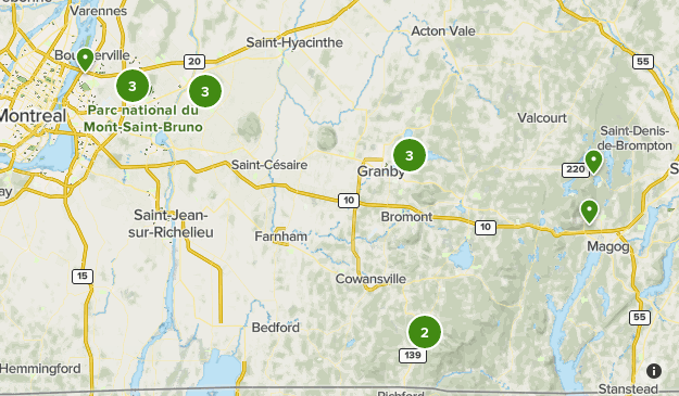 À faire rive sud | List | AllTrails