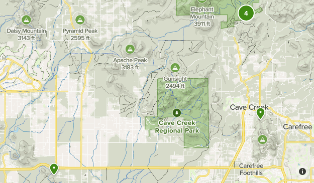 Cave creek recreation area | List | AllTrails