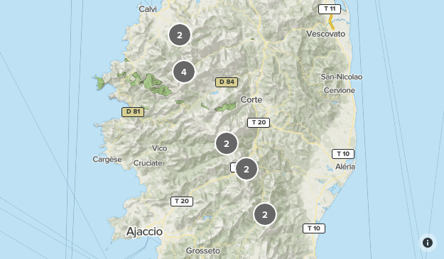 GR Korsika Randocartes | List | AllTrails