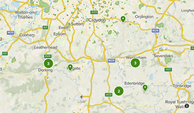 Surrey and Kent | List | AllTrails