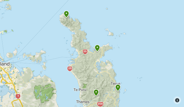 Coromandel | List | AllTrails