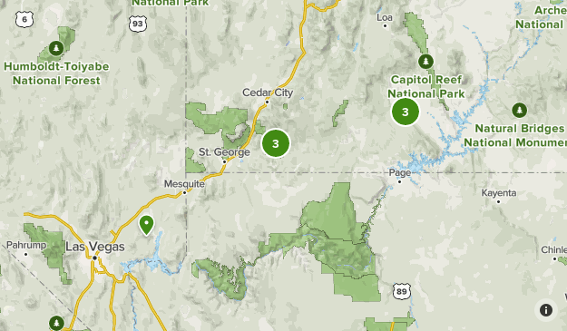 Zion / Bryce / Grand Staircase / Valley of Fire | List | AllTrails