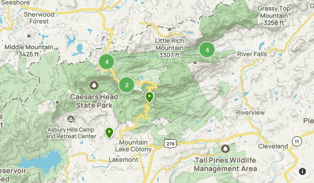 Caesars Head and Jones Gap | List | AllTrails