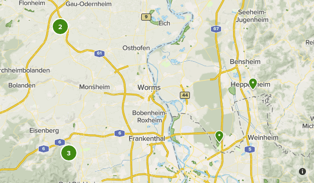 nähe worms | List | AllTrails