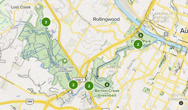 Barton Springs Trails | List | AllTrails