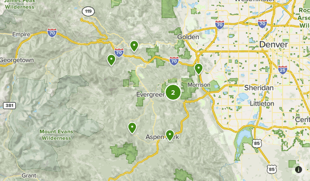 Evergreen/Morrison Trails | List | AllTrails