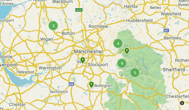 In and around Manchester | List | AllTrails