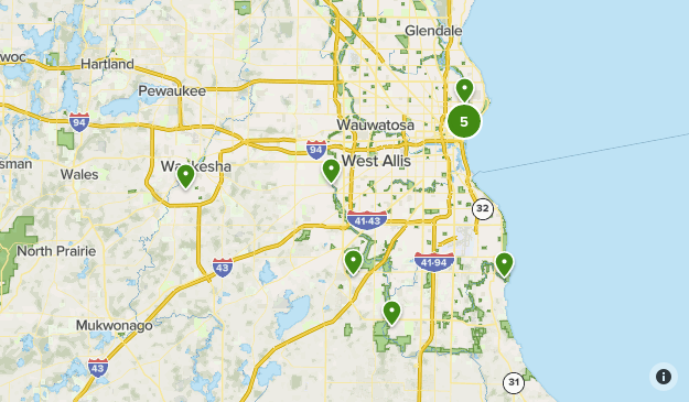 Milwakee Trails | List | AllTrails