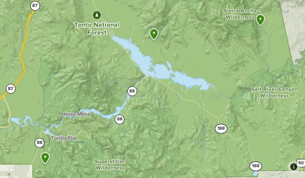 Roosevelt Lake Area Trails | List | AllTrails