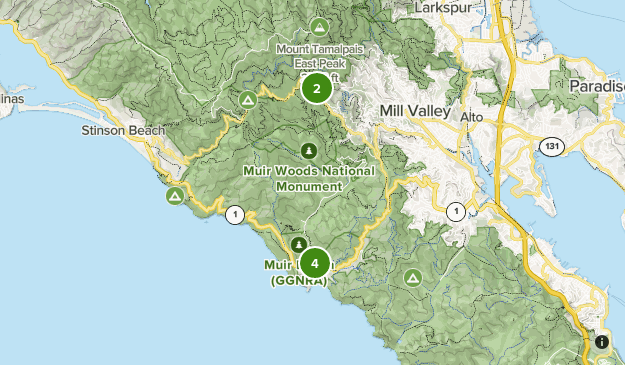 Mount Tamalpais State Park, Mill Valley | List | AllTrails