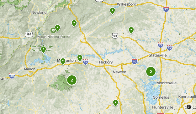 Hickory area trails | List | AllTrails