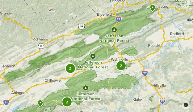 Washington and Jefferson National Forest | List | AllTrails