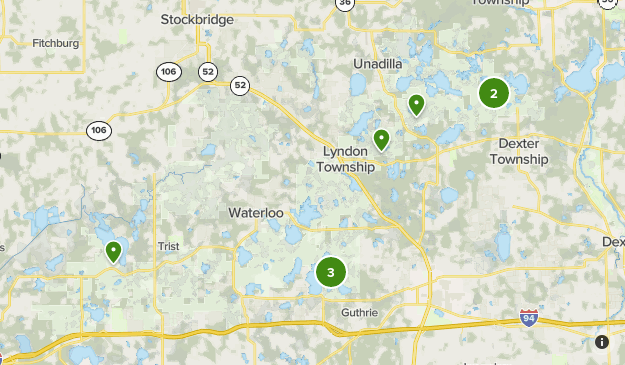 Waterloo Pinckney Sections | List | AllTrails