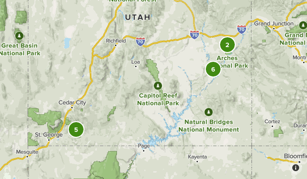 Utah/Arches/Canyonlands/Zion | List | AllTrails