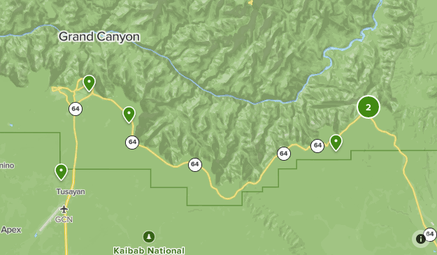 south rim easy grand canyon | List | AllTrails
