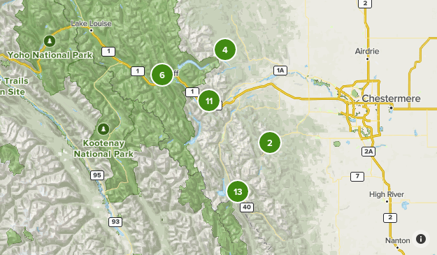 possible hikes in calgary | List | AllTrails