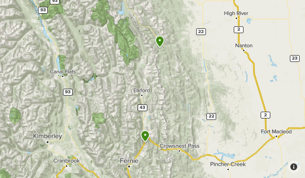Sparwood trails | List | AllTrails