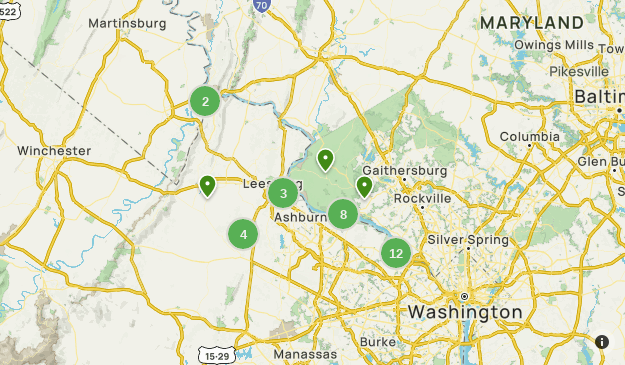 Potomac River Trails, VA | List | AllTrails