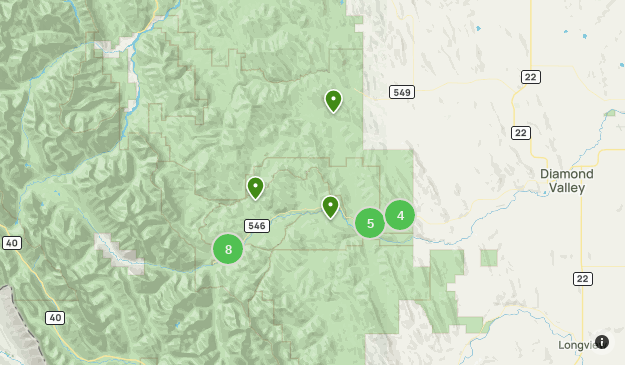 West of Turner Valley | List | AllTrails