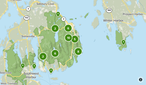 Bar harbor, Acadia, Maine | List | AllTrails