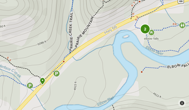 Elbow Falls Provincial Recreation Area | List | AllTrails