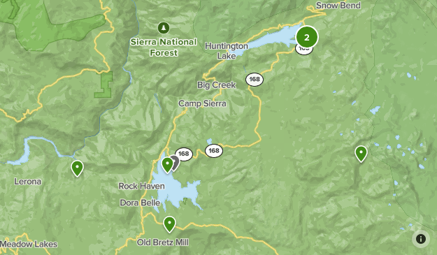 Shaver Lake/Huntington Lake | List | AllTrails