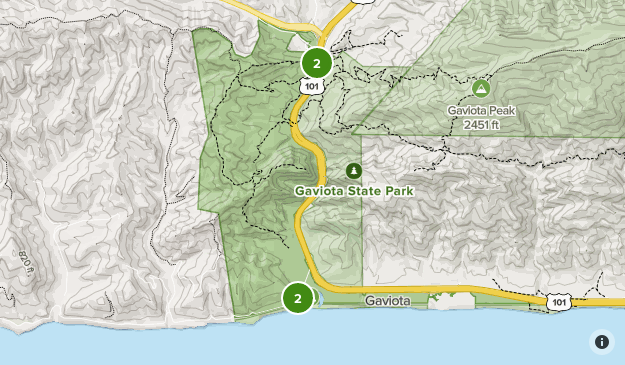 SB north area | List | AllTrails