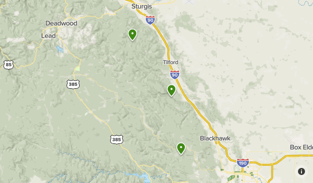 Rapid city area SD | List | AllTrails