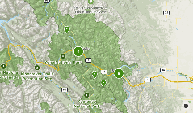 Banff, Canmore, Lake Louise Area | List | AllTrails