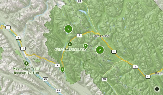 Banff, Lake Louise, Jasper, Yoho Trip 2022 with Parents | List | AllTrails