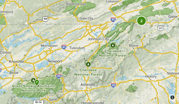 TN/VA border hikes | List | AllTrails