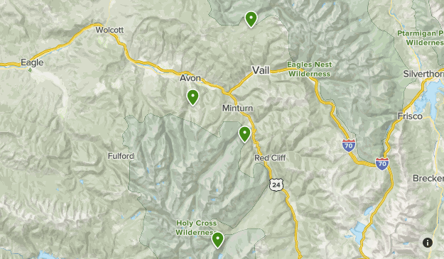 Vail hiking - via car | List | AllTrails