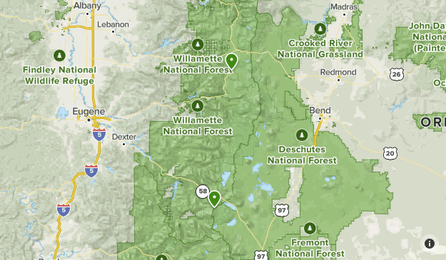 Willamette national forest falls and lakes | List | AllTrails