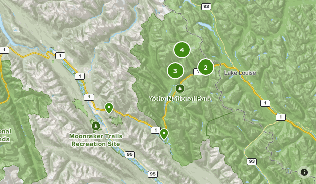 Potential Hikes - Yoho National Park | List | AllTrails