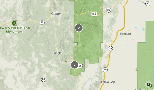 wind cave my map | List | AllTrails