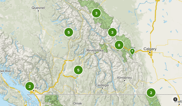 Western Canada Trails | List | AllTrails
