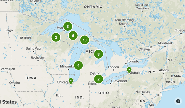 Great Lakes Trail Map | List | AllTrails