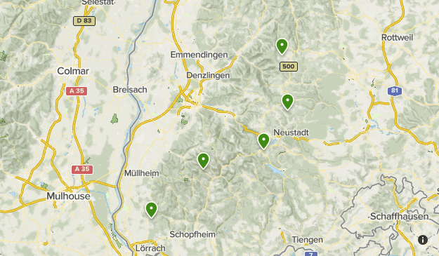 Zwarte Woud, Westweg zuid-West, van Schonach naar Weil am Rhein | List ...