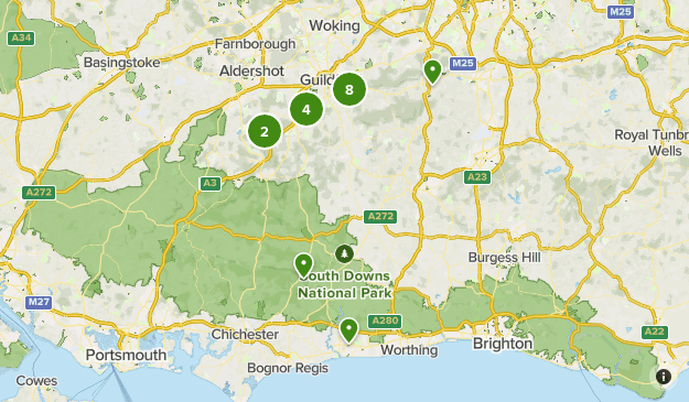 Surrey Hills & South Downs - trail runs | List | AllTrails